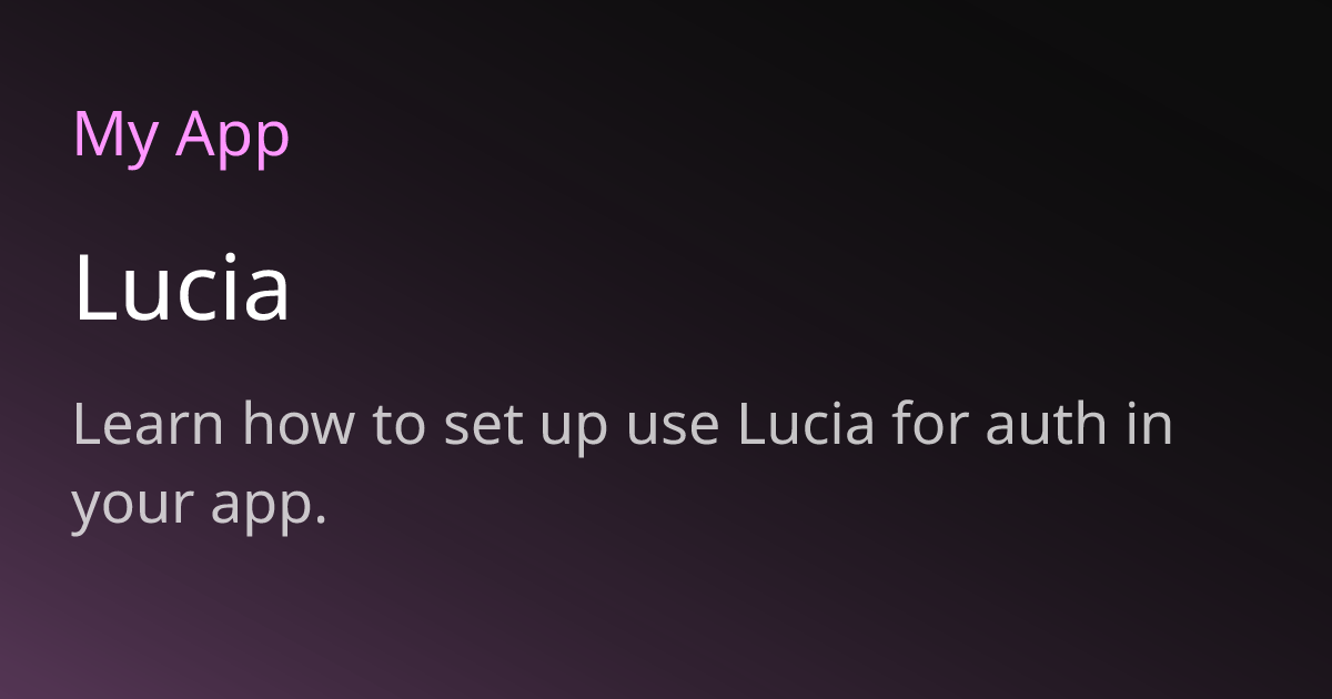 Lucia - pluv.io